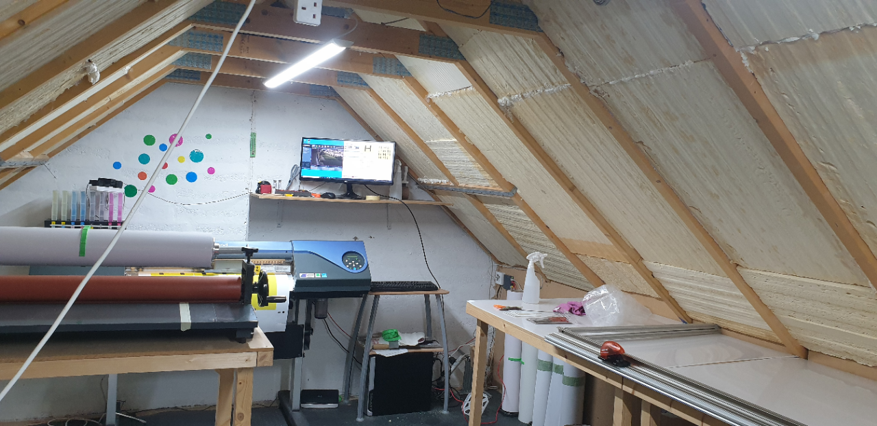 PIR Boards Repurposed in Loft - KR BON Reduction